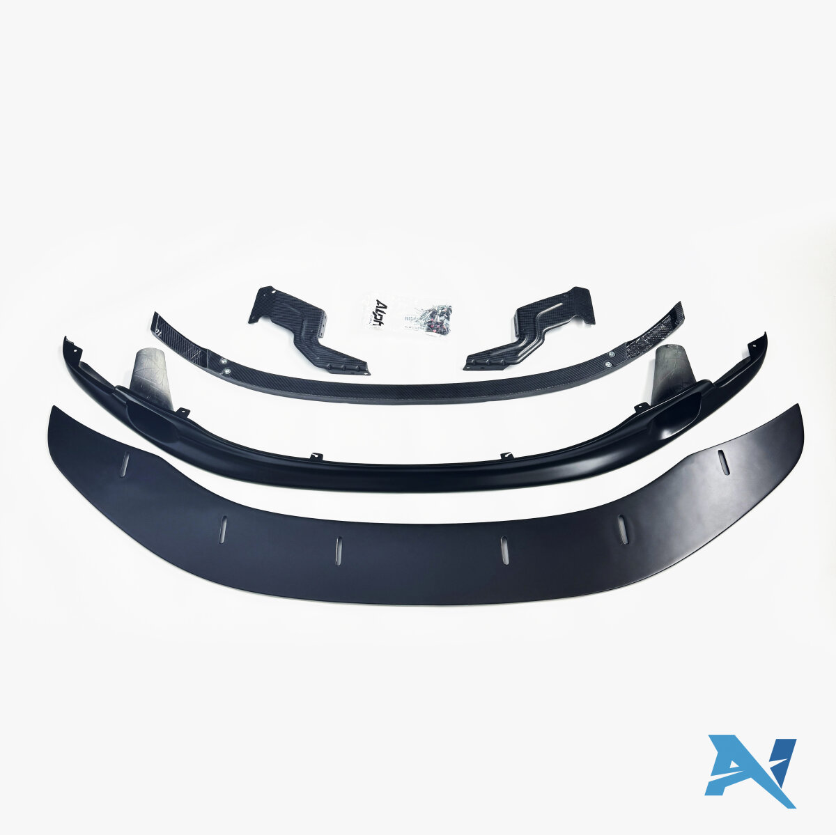 ALPHA-N front spoiler with brake cooling and adjustable splitter suit ...